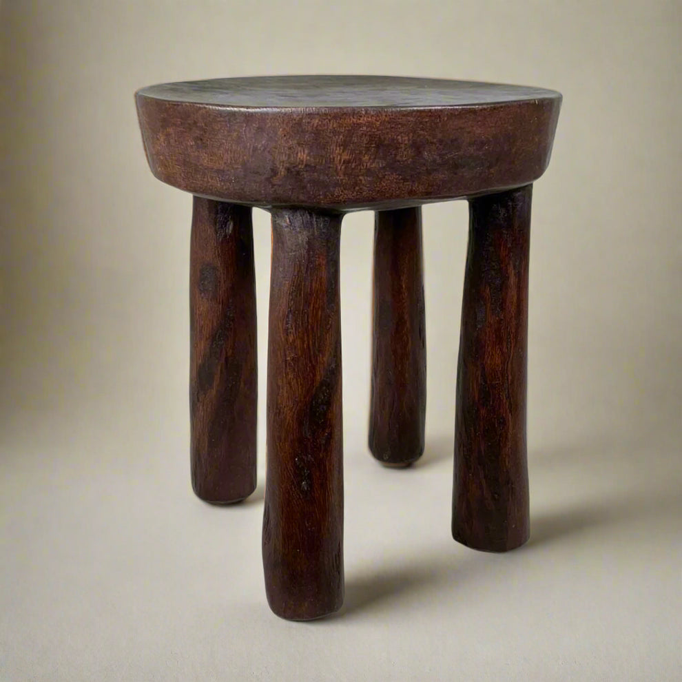 Lobi stool #01 | BURKINA FASSODESCRIPTION This vintage Lobi stool is s ...